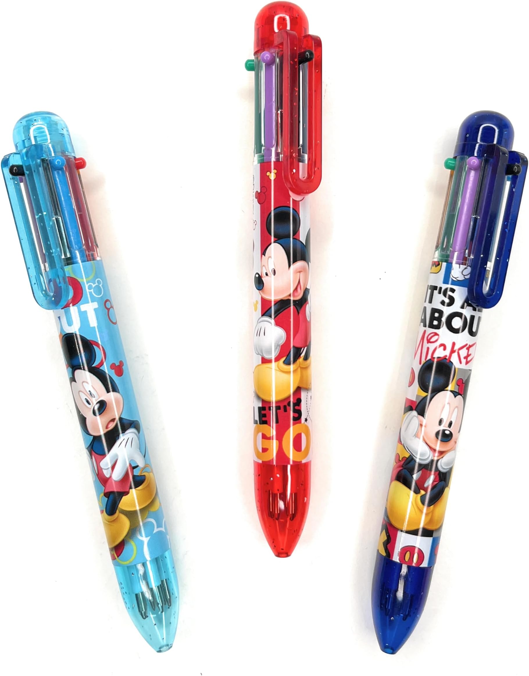 Amazon.com : Disney Mickey Mouse 6pk Pen in Clamshell : Office Products