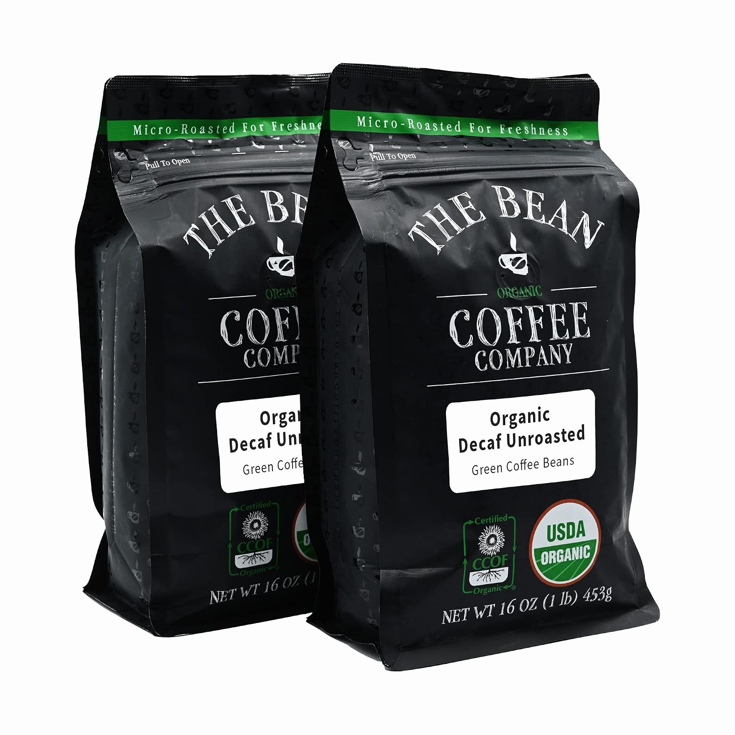 Amazon.com : The Bean Organic Coffee Company Unroasted Green Coffee ...