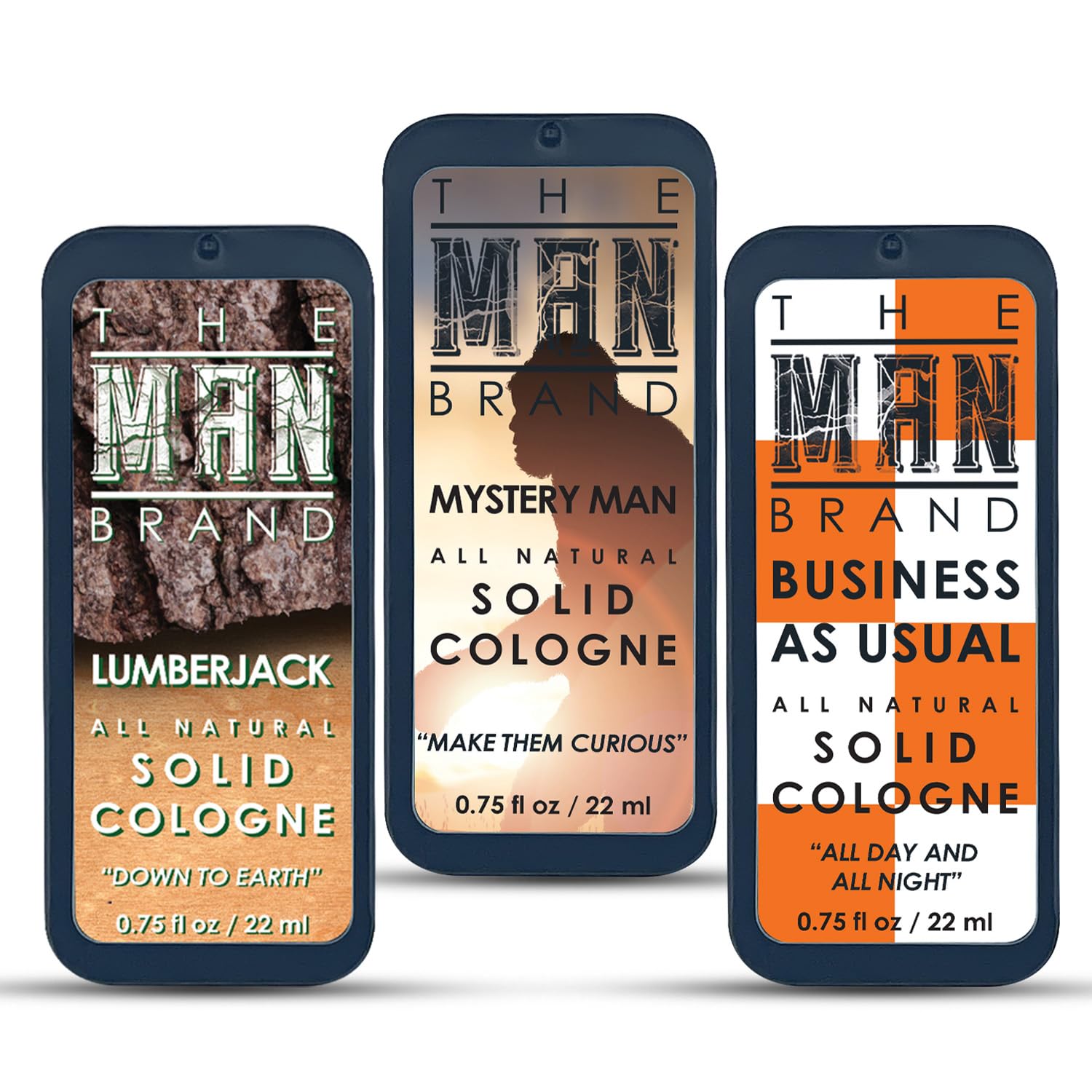 Amazon.com : The Man Brand Solid Cologne Sample Set - Mens Sample ...