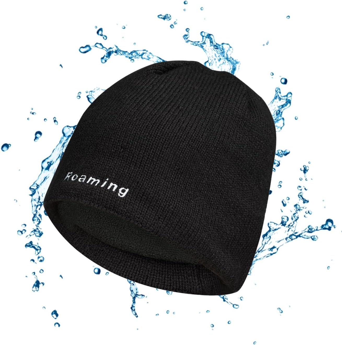 Waterproof Windproof Winter Warm Knit Beanie Fishing Hat Cap, Slouchy ...