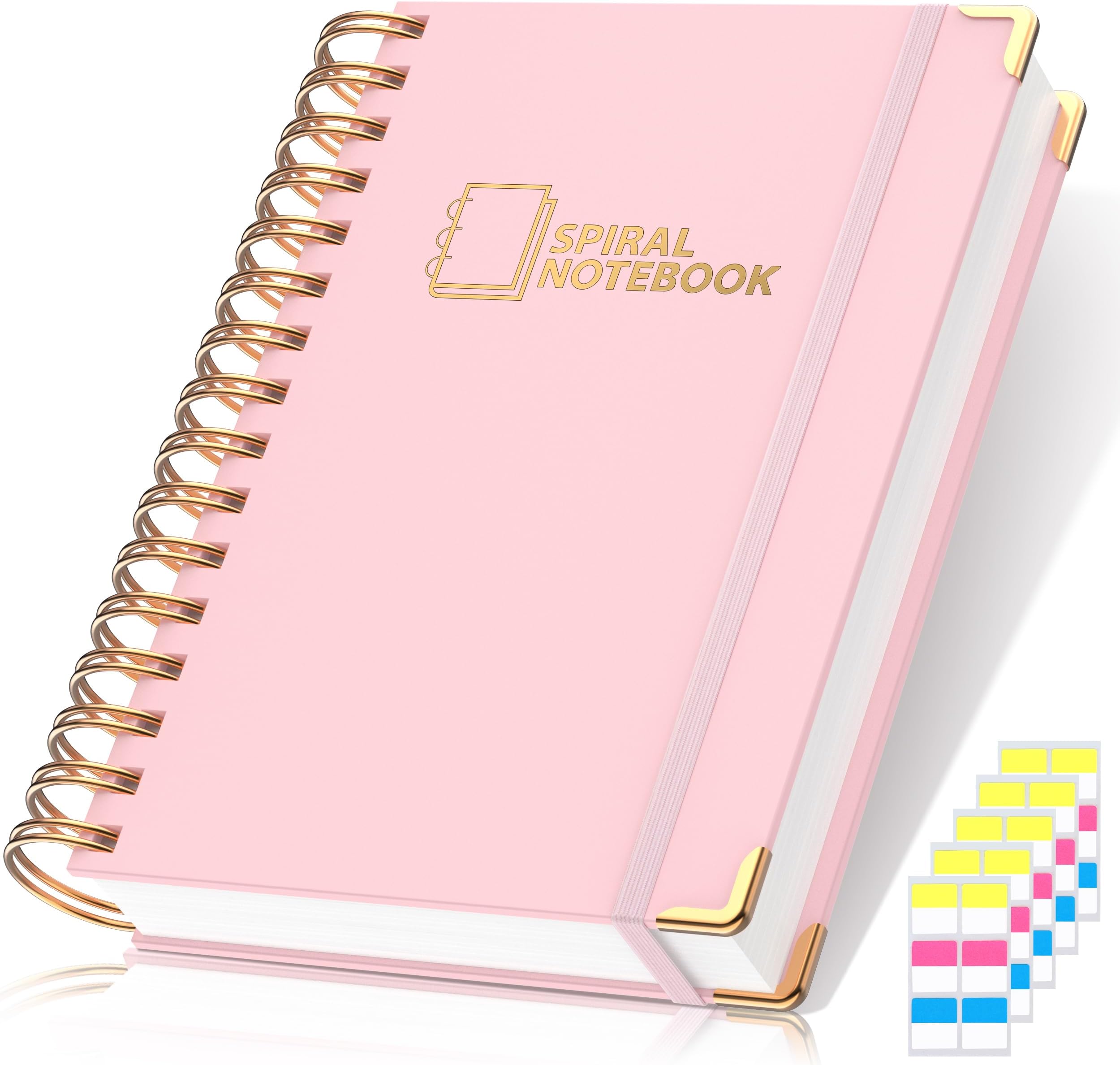 Amazon.com : MSTONAL Lined Spiral Journal Notebook for Women Men ...