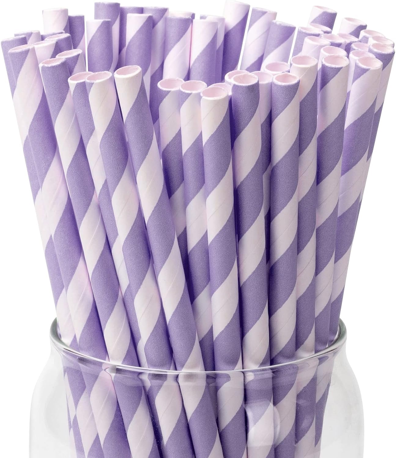 Paquete de 100 popotes de fiesta desechables de 7.75 x 0.24 pulgadas ...