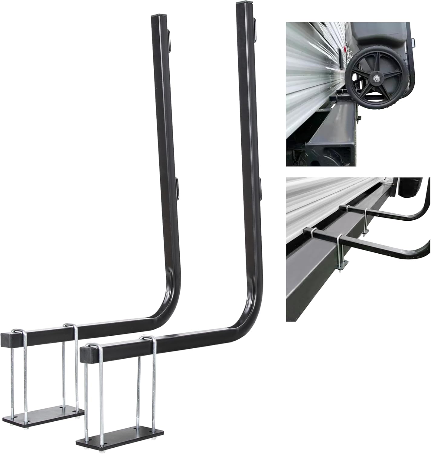 Amazon.com: ECOTRIC RV Portable Waste Tote Tank Carrier RV Bumper Rack ...