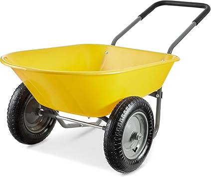 Amazon.com : Best Choice Products Dual-Wheel Home Utility Yard ...