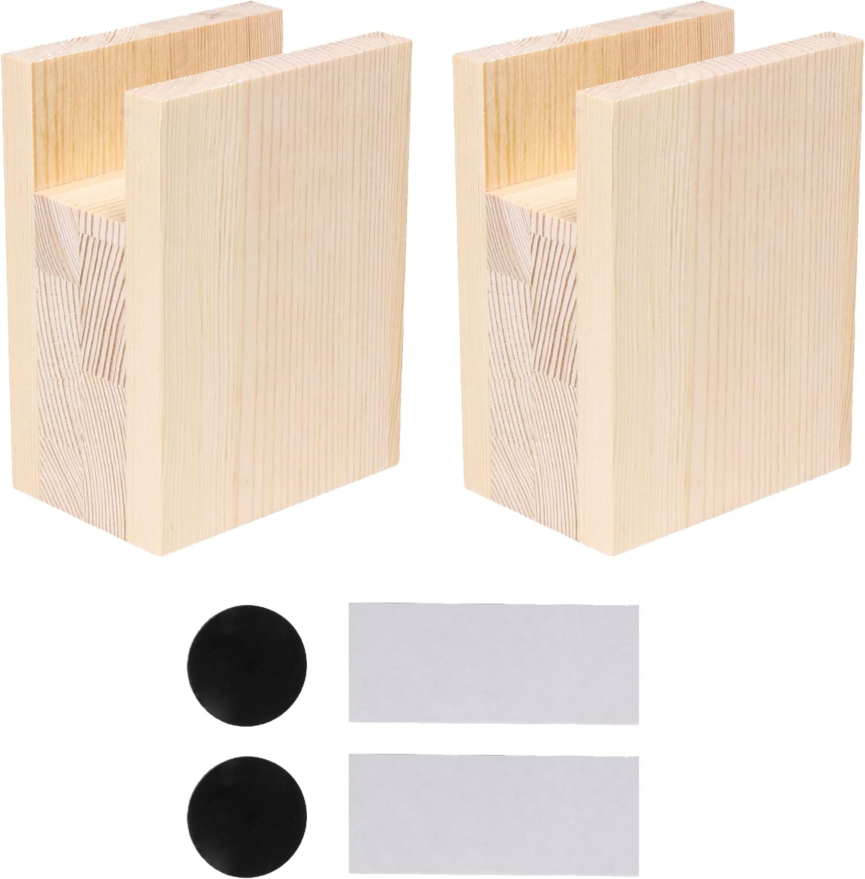 Amazon.com: Wood Bed Lifters 4 Inch Tall Bed Risers Furniture Riser ...