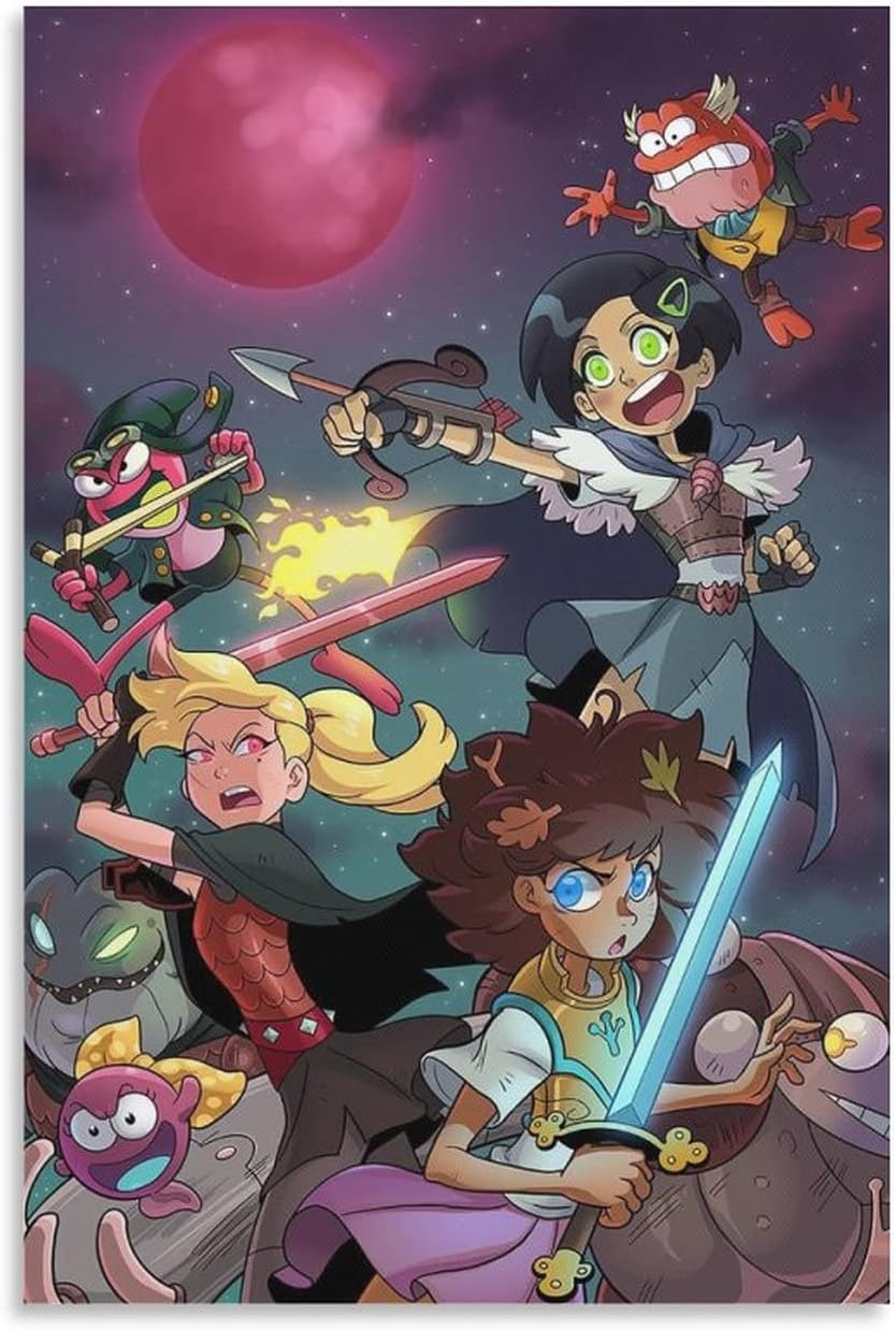 WUTING Amphibia American Anime Tv Show Canvas Art Poster and Canvas ...