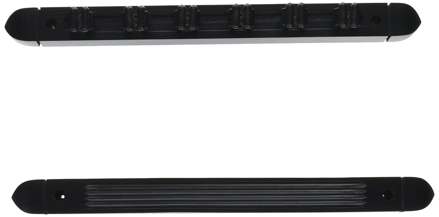 Hj Scott CR1022 6-Cue Wall Mount Billiard Cue Rack with Cue Clips ...
