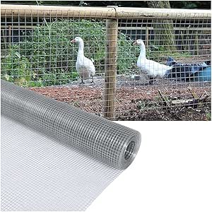 Amazon.com : Fence Hardware Cloth, Stainless Steel Welded Wire Netting ...