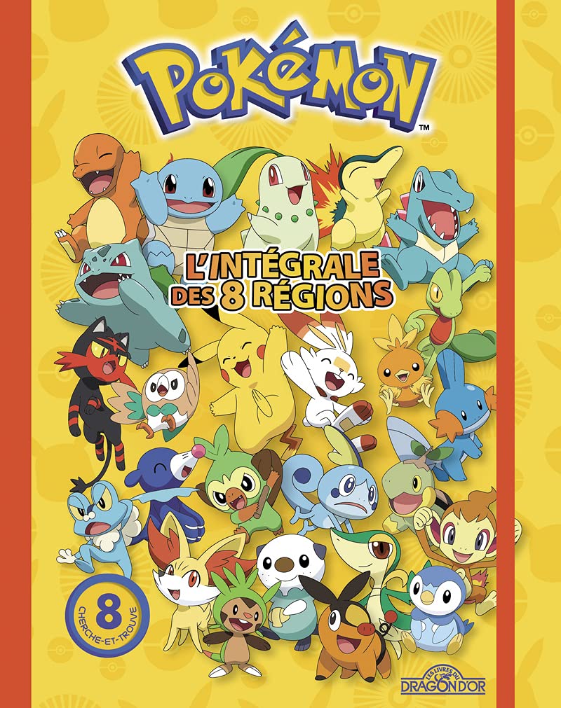 Amazon.com: Pokémon - L'intégrale des 8 régions - 8 cherche-et-trouve ...