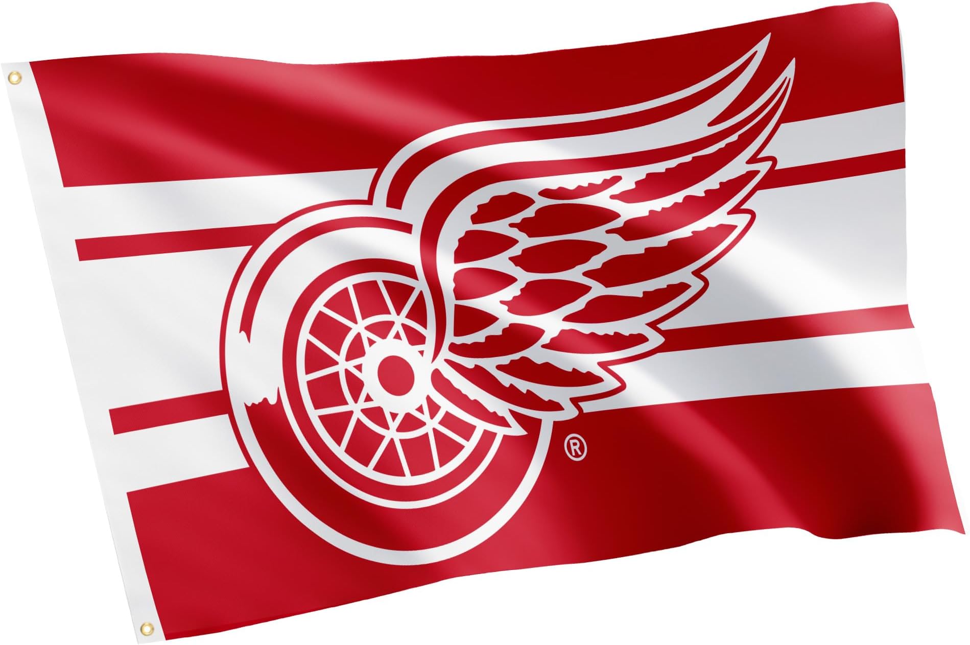 Amazon.com : Detroit Red Wings Two Sided House Flag : Sports & Outdoors