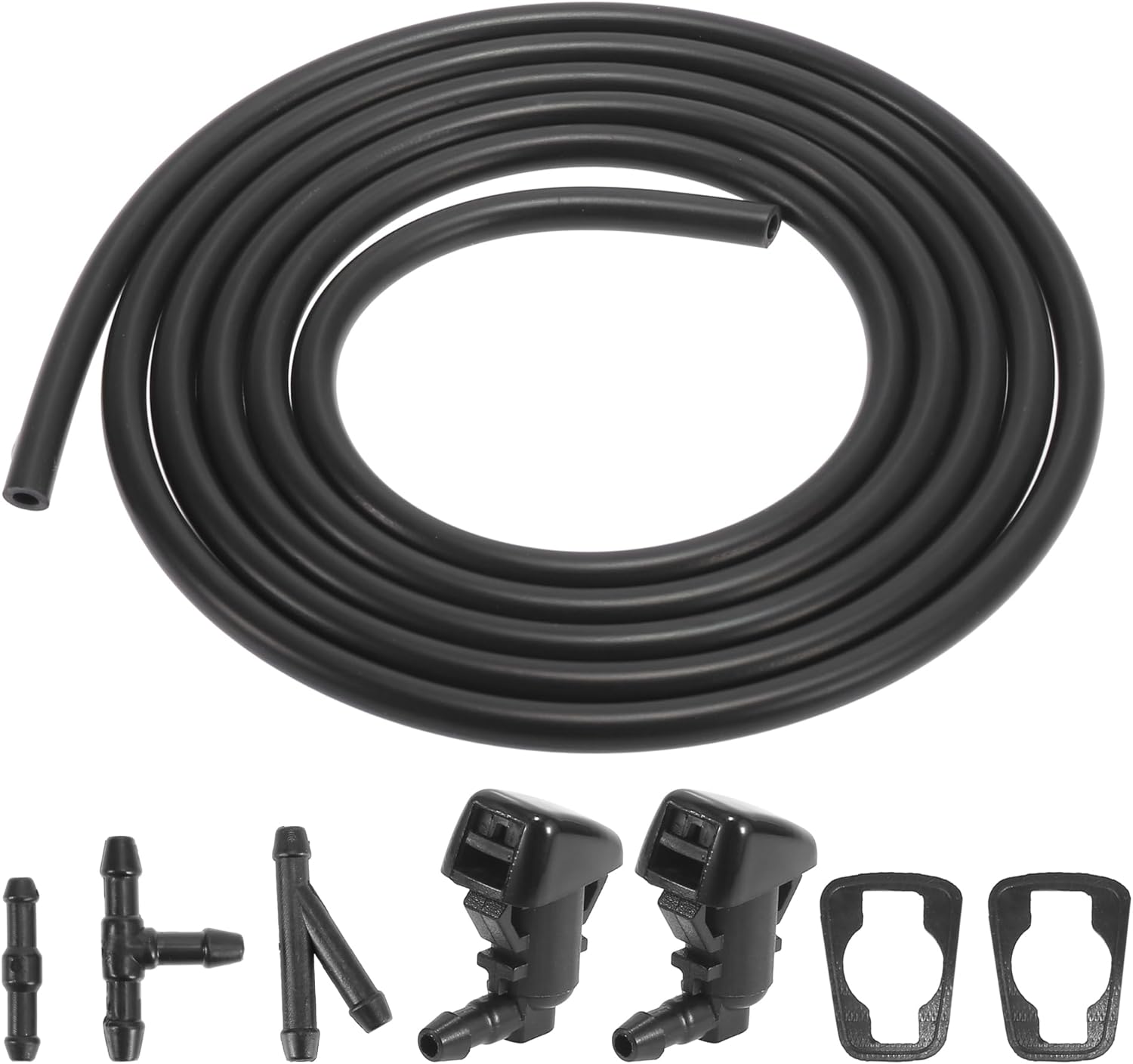 Amazon.com: X AUTOHAUX Front Windshield Washer Nozzles Kit with 3 ...