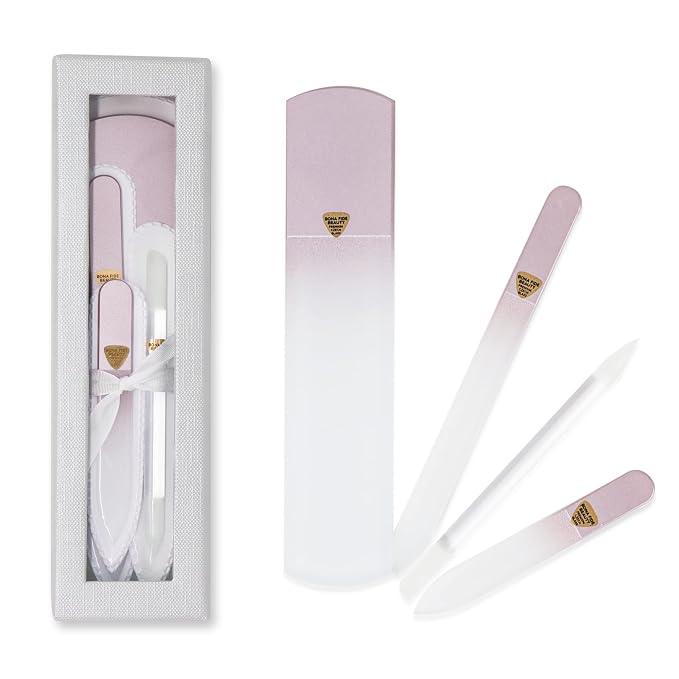Amazon.com : Bona Fide Beauty Handmade Czech Glass Manicure Pedicure ...