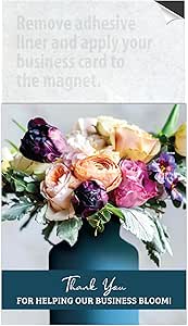 Amazon.com : Business Card Magnet Notepads and Designer Envelopes, Peel ...