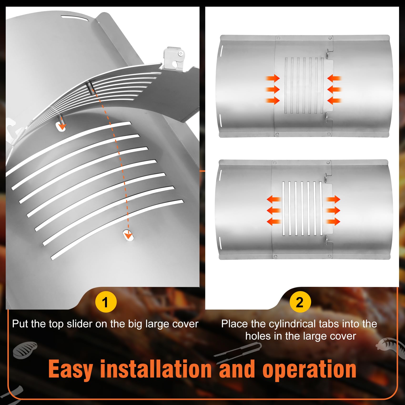 Snapklik.com : Flame Broiler Kit For Pit Boss Smoker Grill PB820 PB850 ...