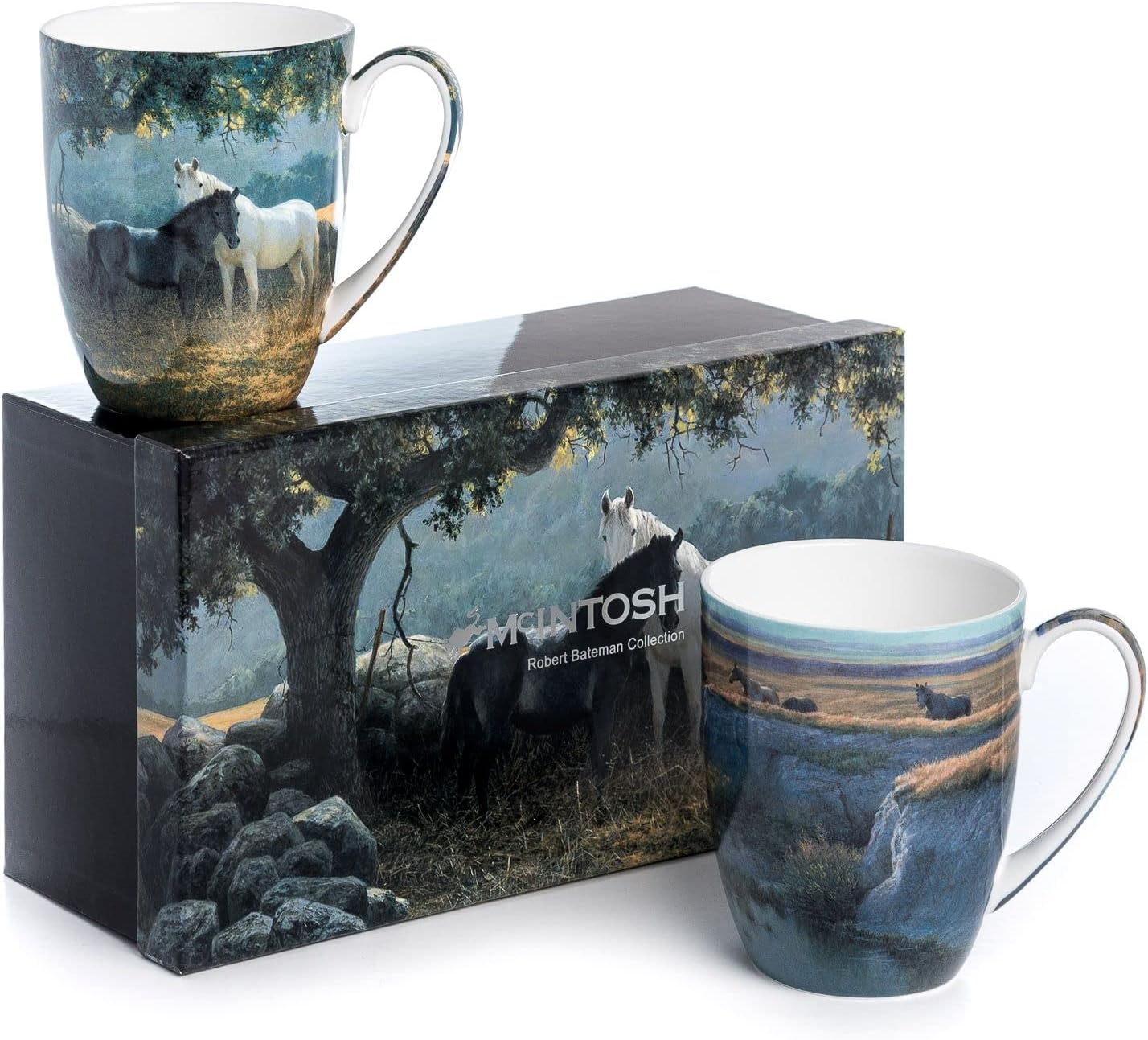 Amazon.com: McIntosh Robert Bateman Birds Set of 4 Fine Bone China Mugs ...