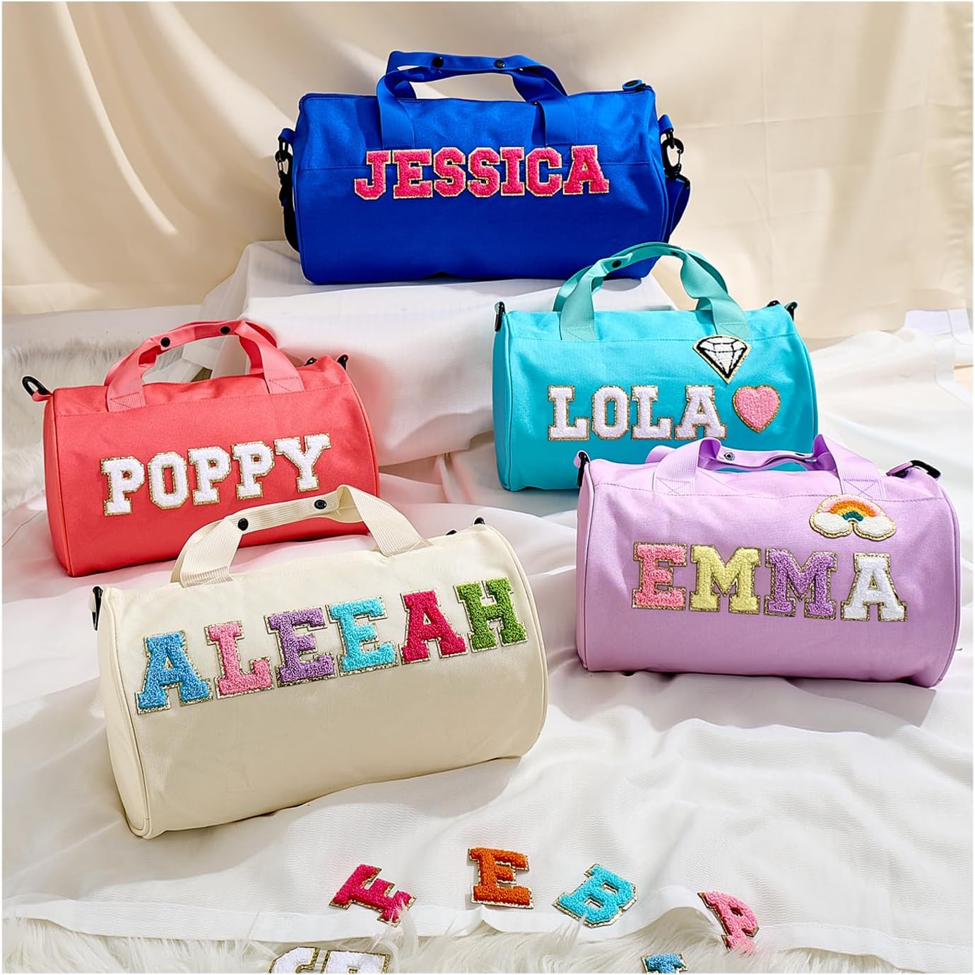 Amazon.com: Personalized Dance Ballet Bag for Girls, Small Duffle Bag ...
