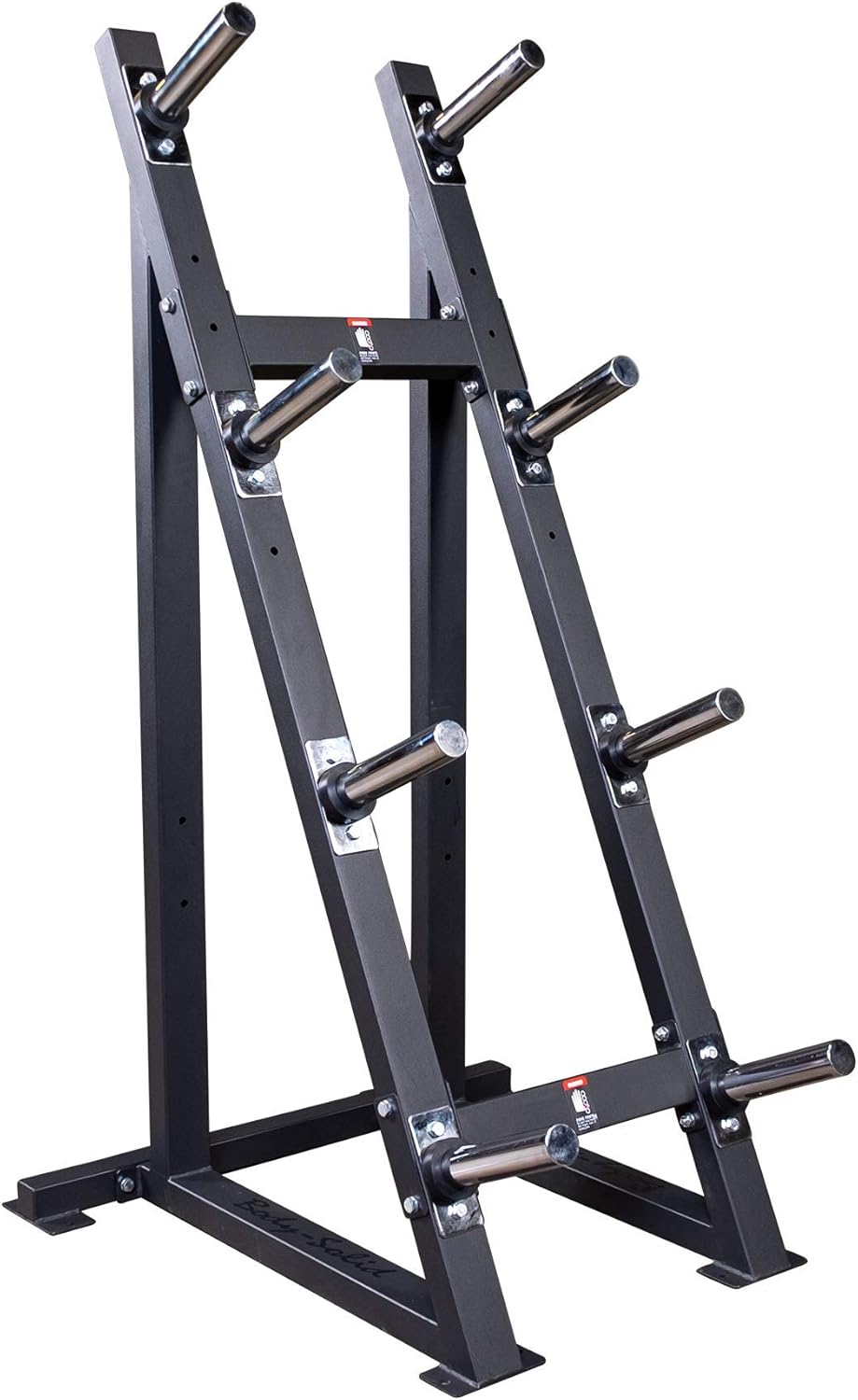 Amazon.com : Body-Solid (GWT76) High Capacity Olympic Plate Rack ...