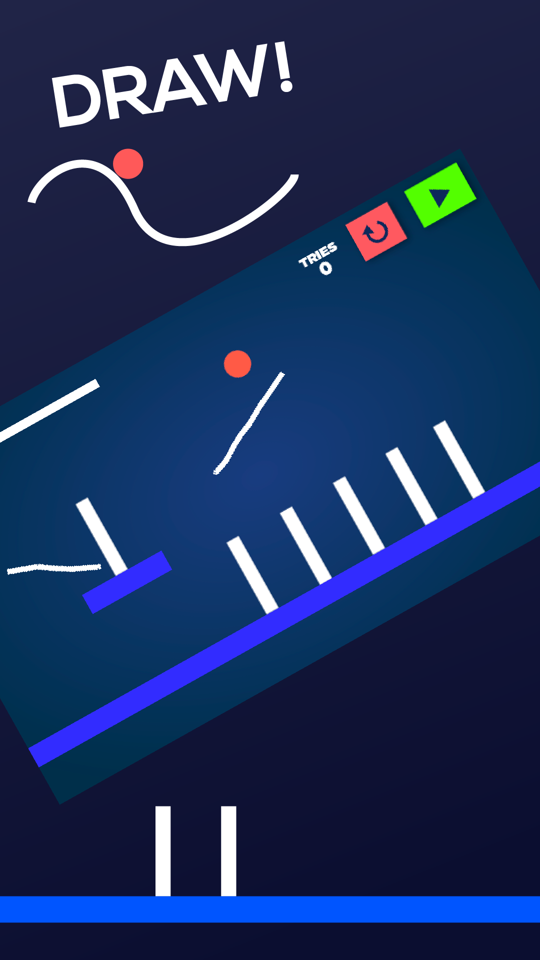 Hello Happy Domino - *WARNING* HARDEST GAME ! Physics Draw and Drop - popular super simple fun ...