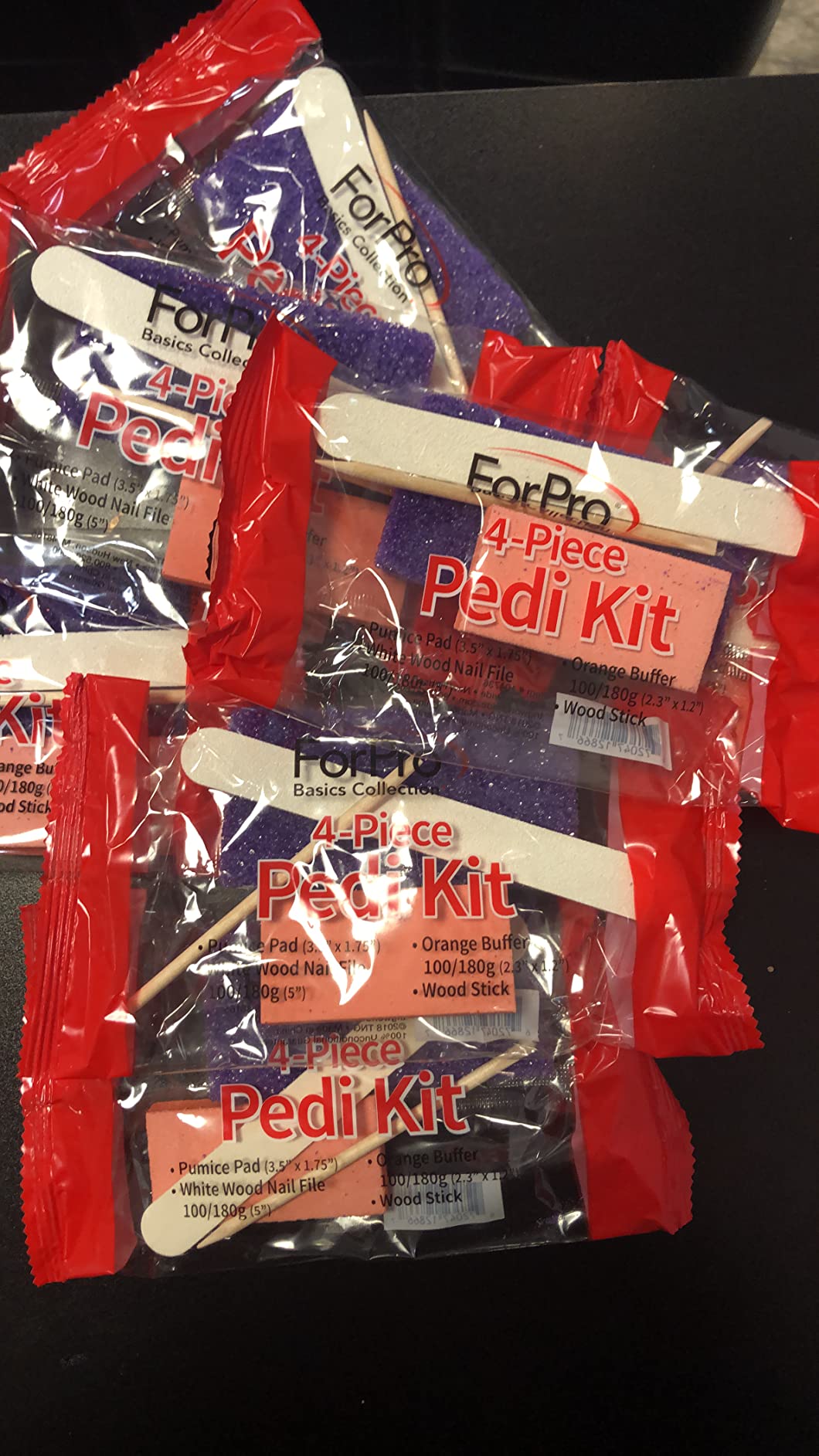 Amazon.com : ForPro Professional Collection 4-Piece Pedicure Kit, 200 ...