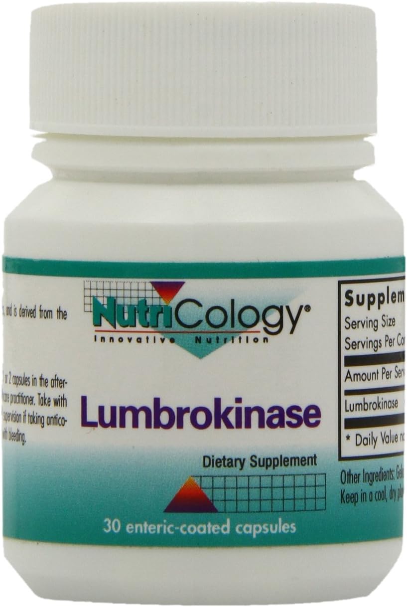 Amazon.com: Nutricology Lumbrokinase Supplement - Circulatory System ...