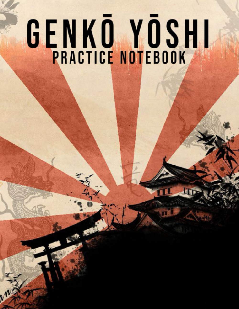 Genko Yoshi Practice Notebook Genkouyoushi Kanji Traditional Japanese ...