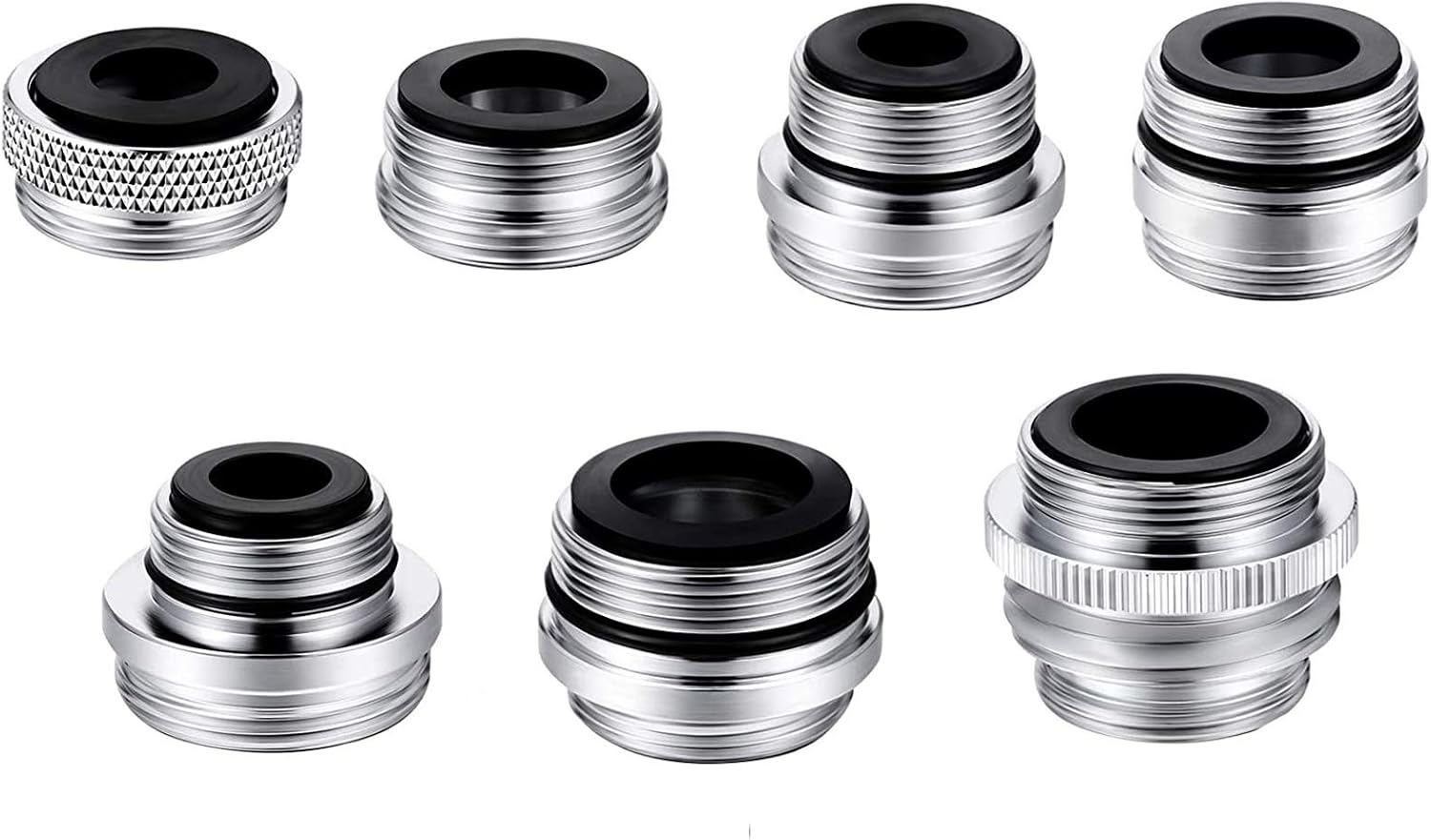 YJZ 7pcs/set Faucet Aerator Adapter Kit,Brass Kitchen Faucet ...