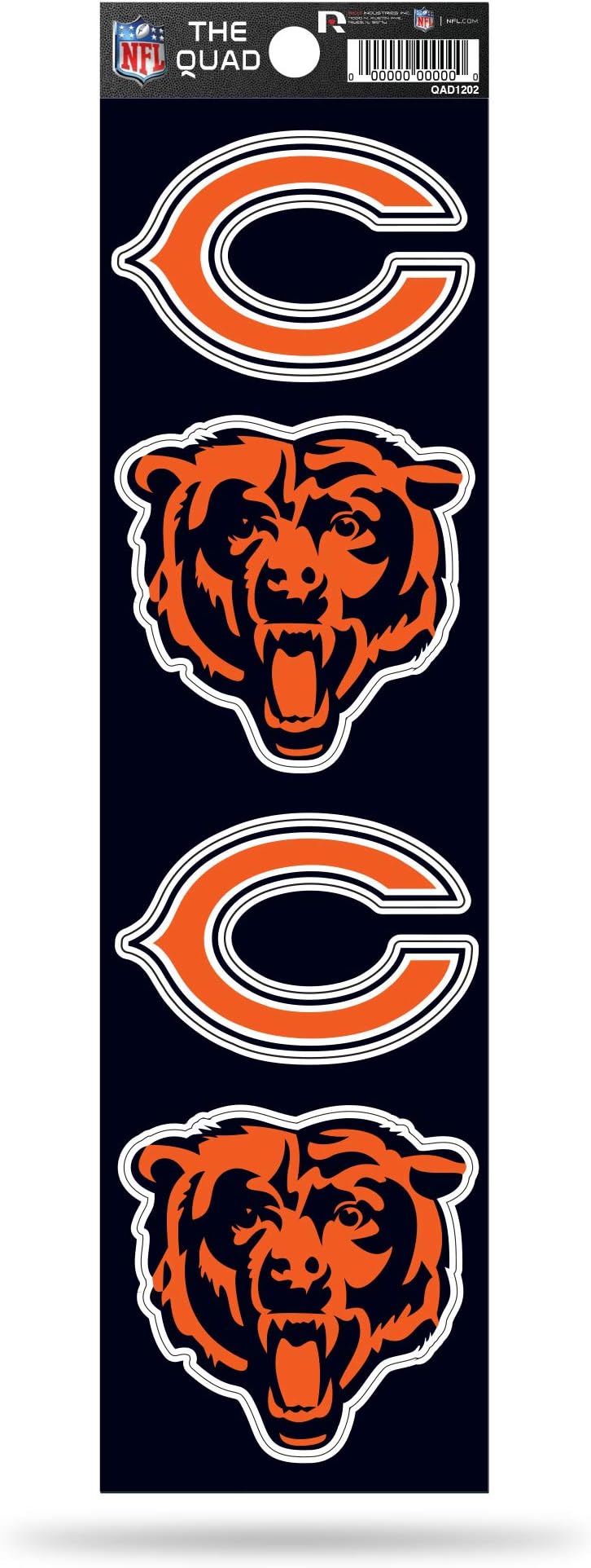 Amazon.com: Chicago Bull/Blackhawk/Bear Sticker Decal Vinyl Bumper ...