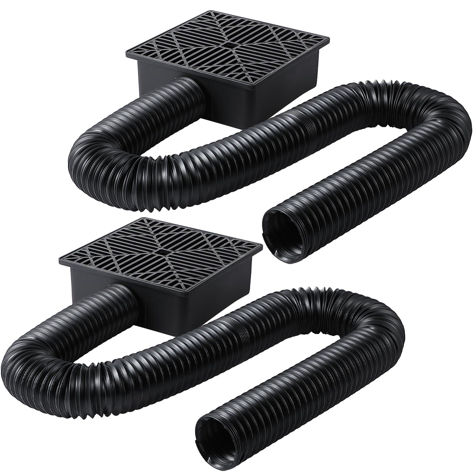 Amazon.com : Meonum 2 Set Gutter Downspout Extensions, 9" x 9" Upgraded ...