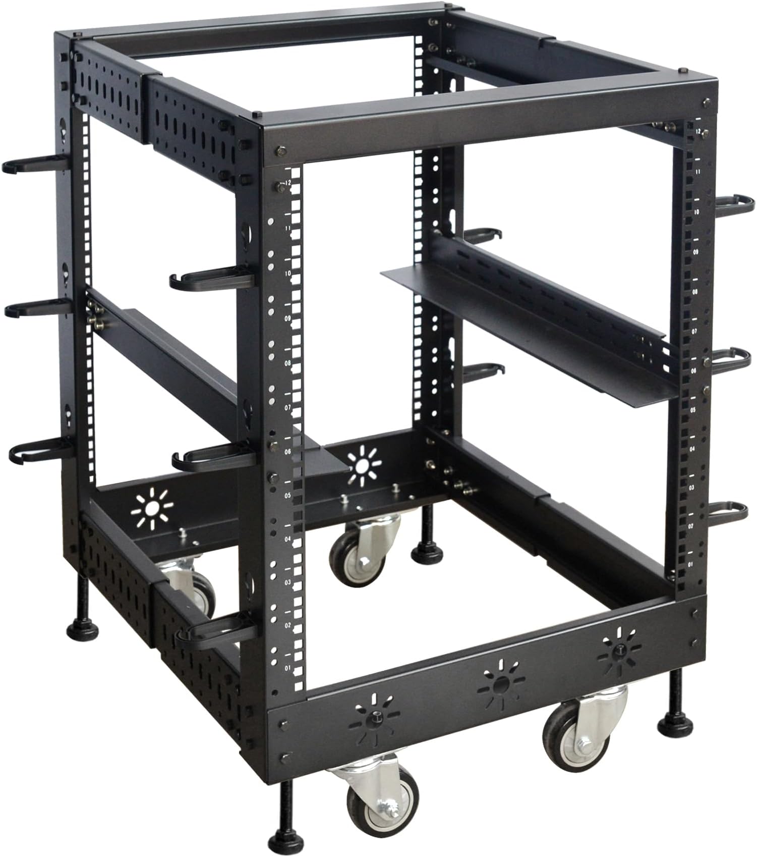 Amazon.com: RIVECO 9U Network Rack with Reinforced Top Cover - 4 Post ...