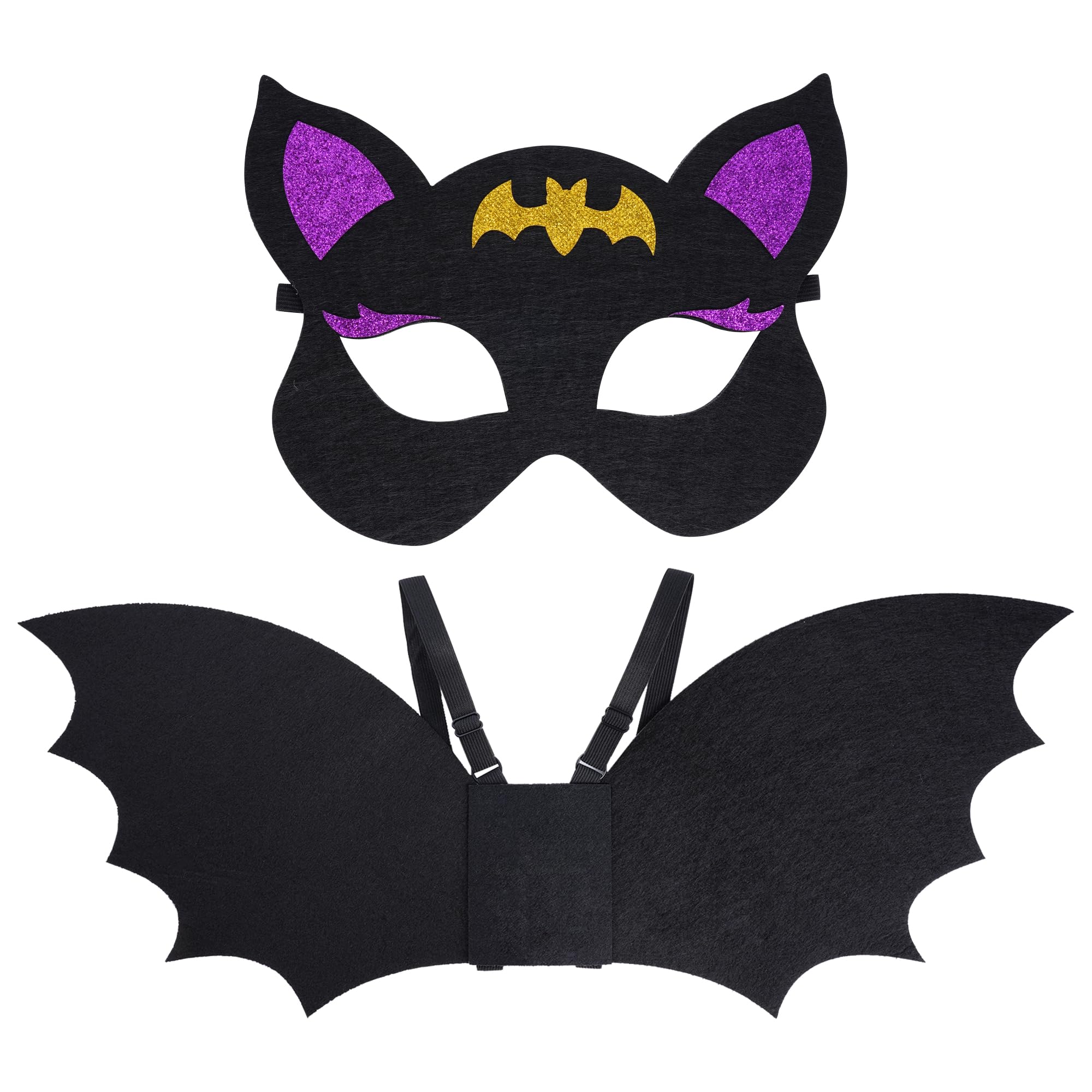 Amazon.com: Yolyoo Bat Costume Set Bat Wings Bat Mask for Halloween ...