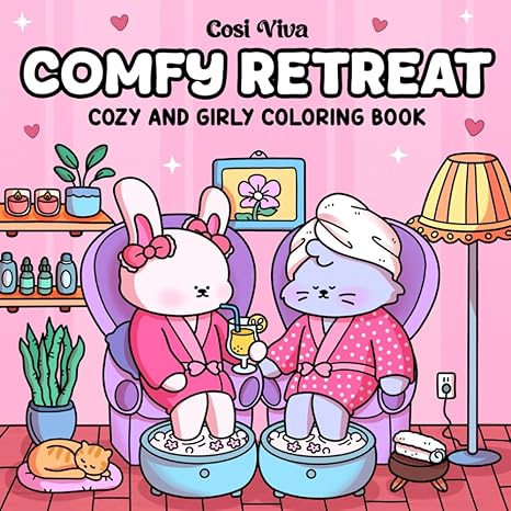 Amazon.com: Comfy Retreat: A Cozy Coloring Book for Adults and Teens ...