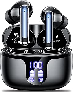 Wireless Earbuds Bluetooth 5.3 Headphones in Ear with 4 ENC Noise ...