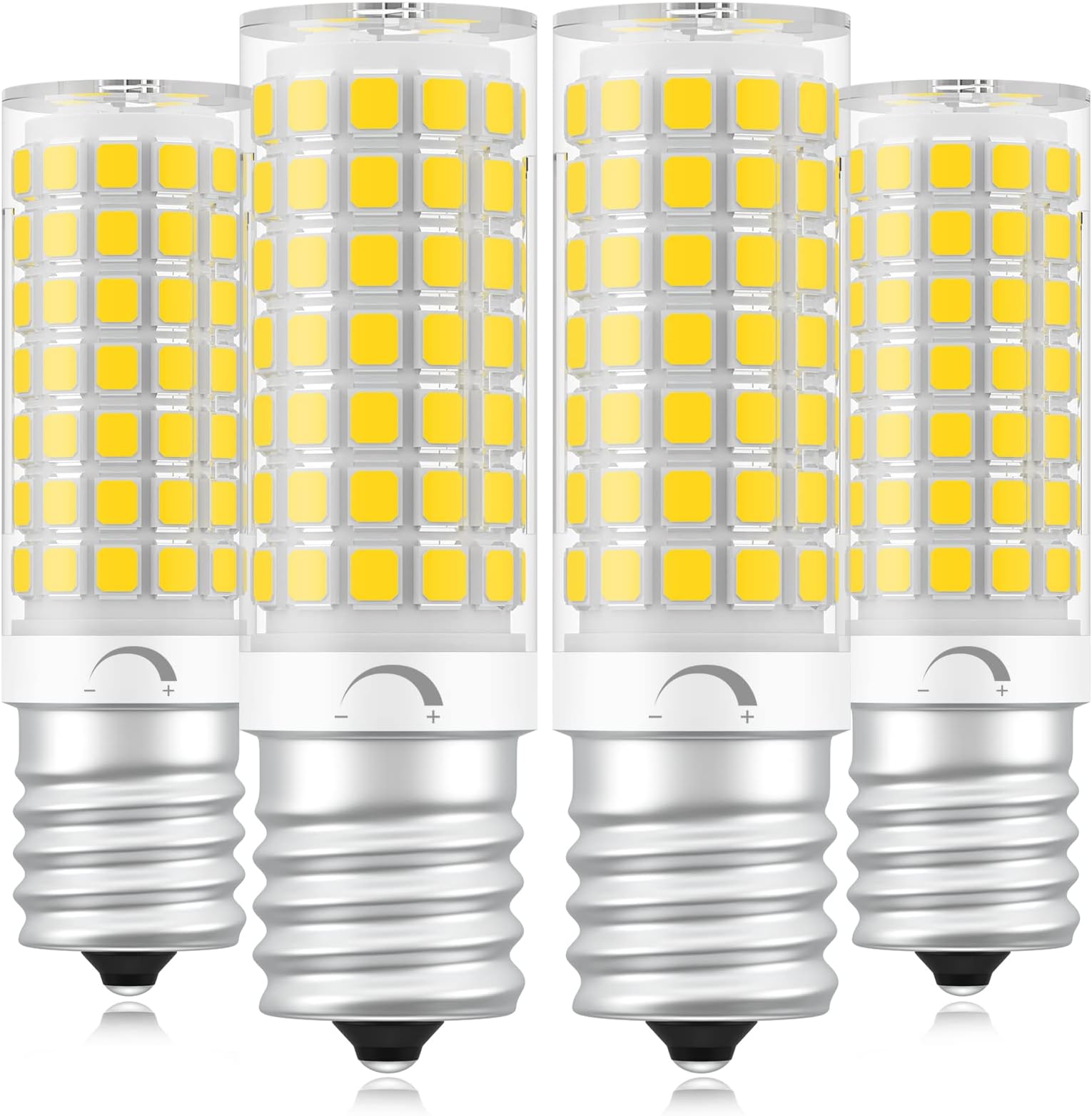 Heifymi E17 LED Light Bulb 6W(60W Halogen Equivalent) 6000K Daylight ...