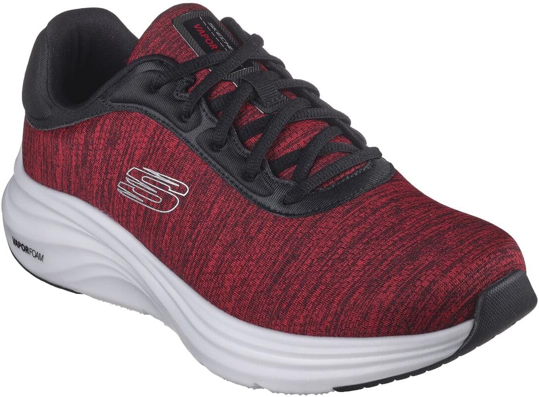Amazon.com | Skechers Men's Vapor Foam - Pursual Sneaker Red/Black ...
