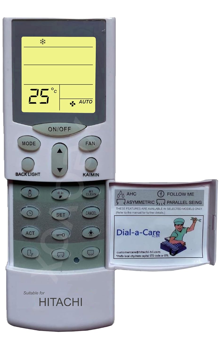 Buy Xeovox® Remote for Hitachi AC Replacement for Original Hitachi AC ...