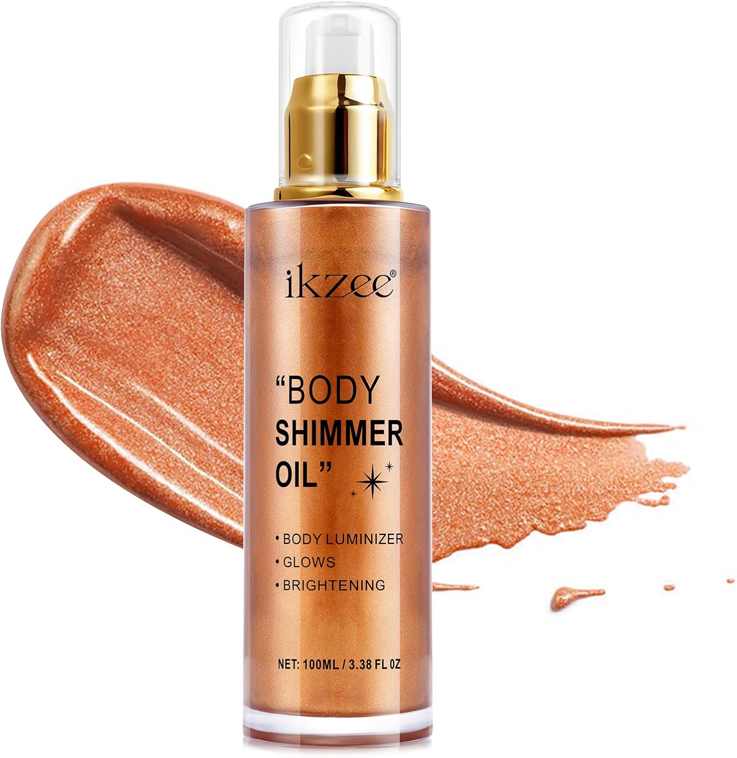 Amazon.com : REBODUM Body Shimmer Oil, Shimmer Body Oil Shimmering ...