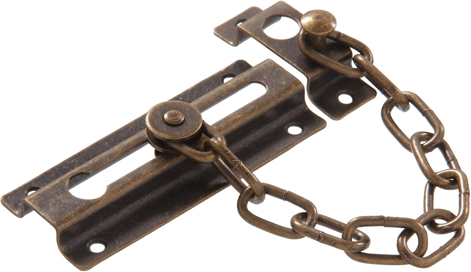 Amazon.com: Hillman Hardware Essentials 851212 Antique Brass Door Chain ...