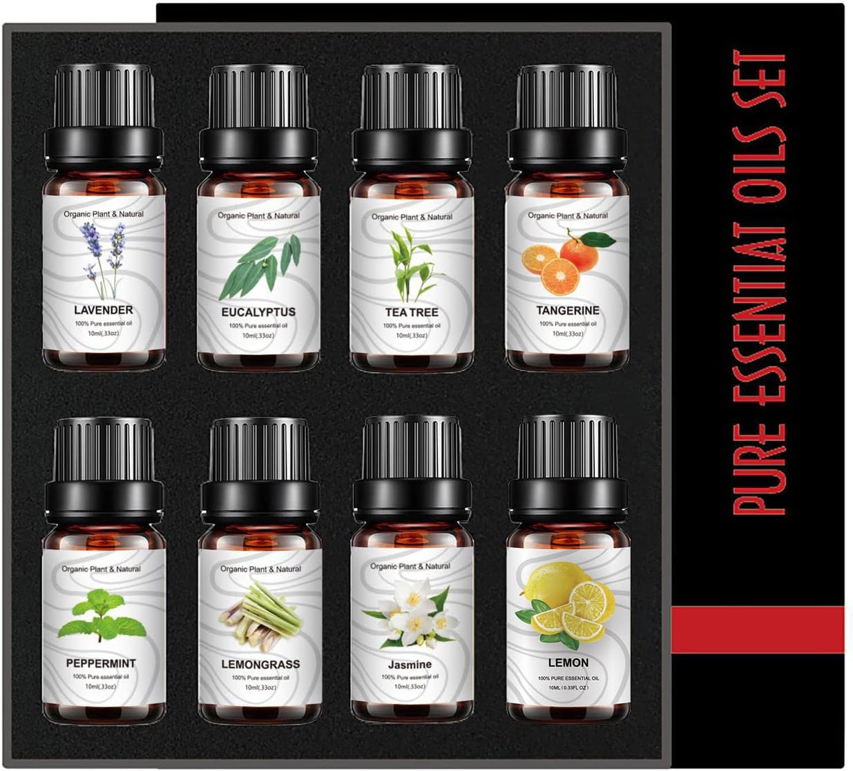 Amazon.com: Essential Oils by Pure Aroma 100% Pure Oils kit- Top 8 ...