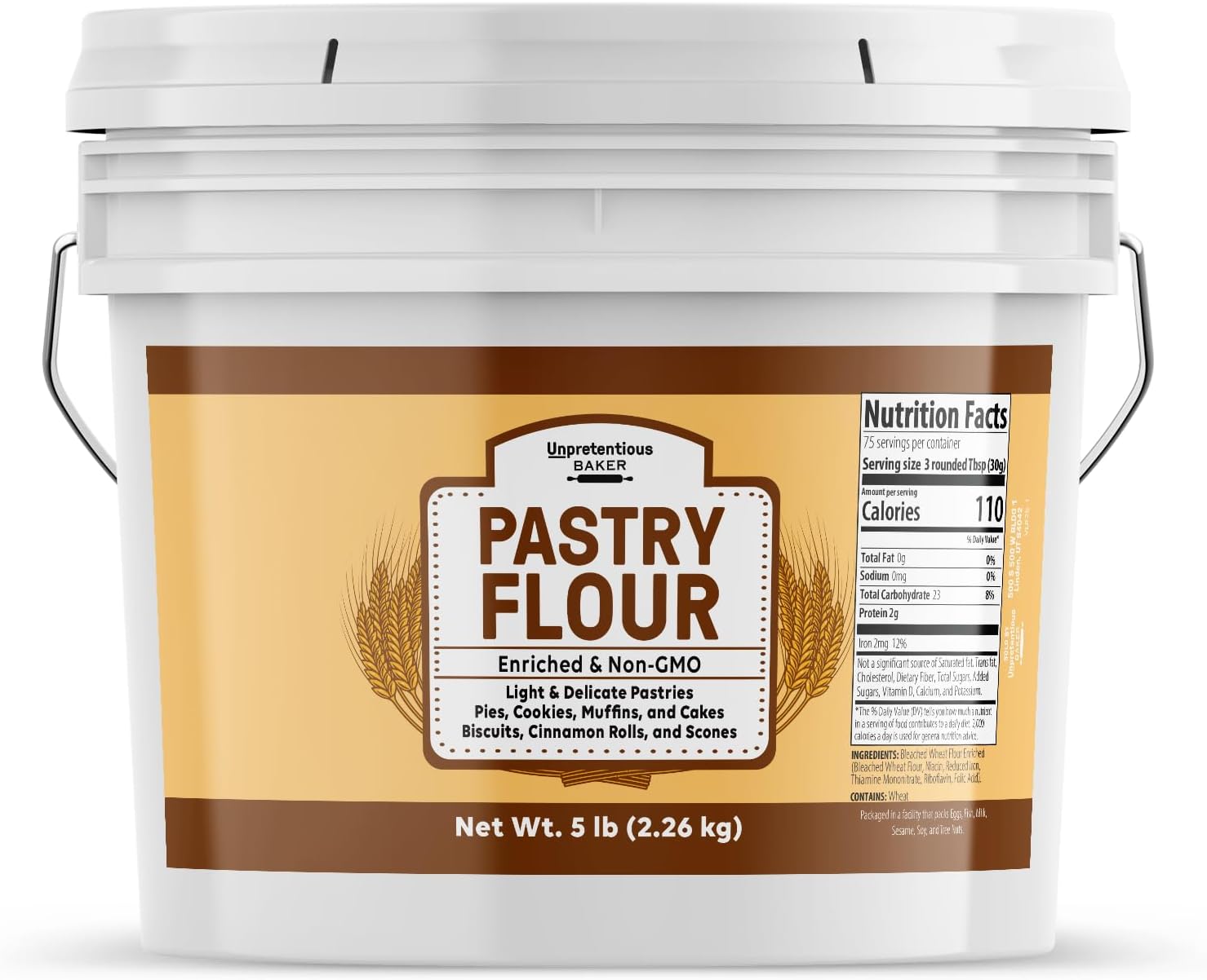 Amazon.com: 365 by Whole Foods Market, Flour 100 Percent Whole Wheat ...