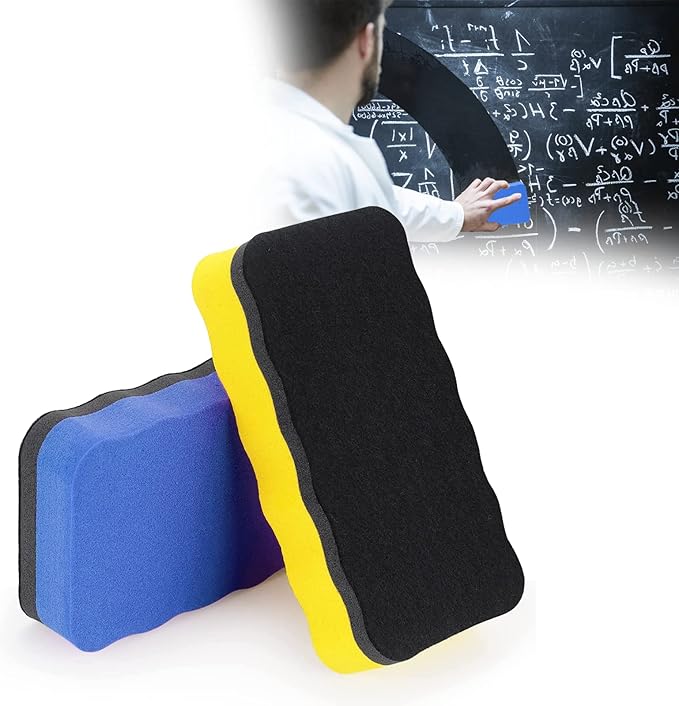 OBYJCA 2PCS Whiteboard Rubber Eraser, Magnetic Whiteboard Erasure ...