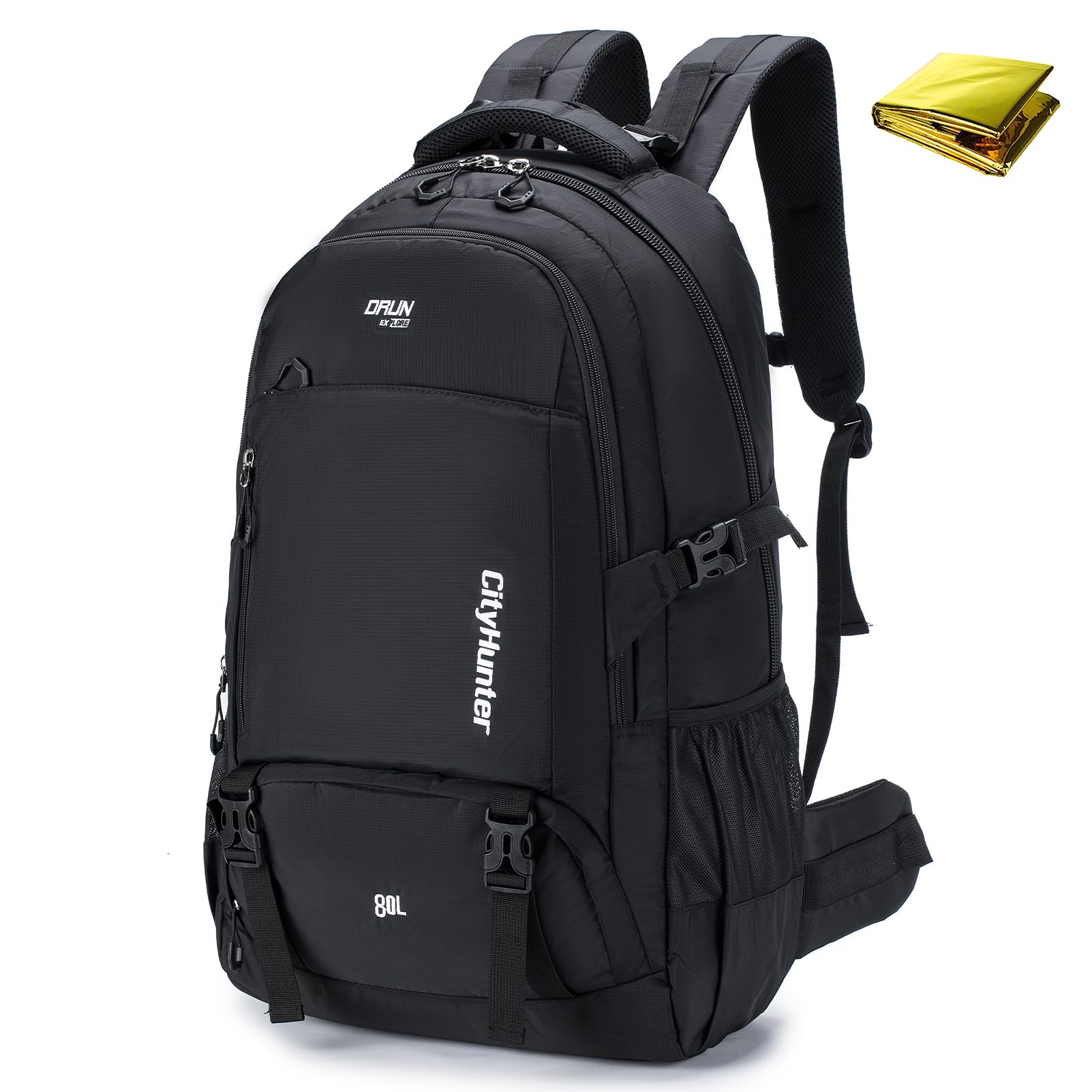 Amazon.com: BAGZY Hiking Backpack Waterproof 80L Lightweight Travel ...