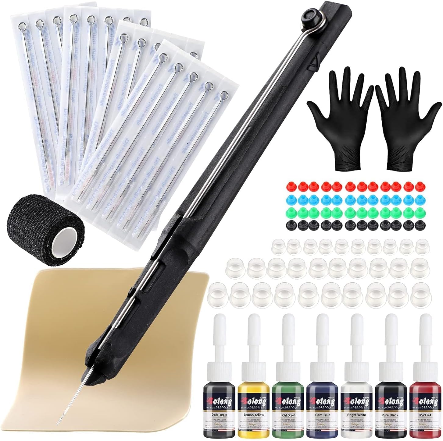 Amazon.com: Moricher Hand Poke a Stick Tattoo Kit with ink DIY tattoo ...