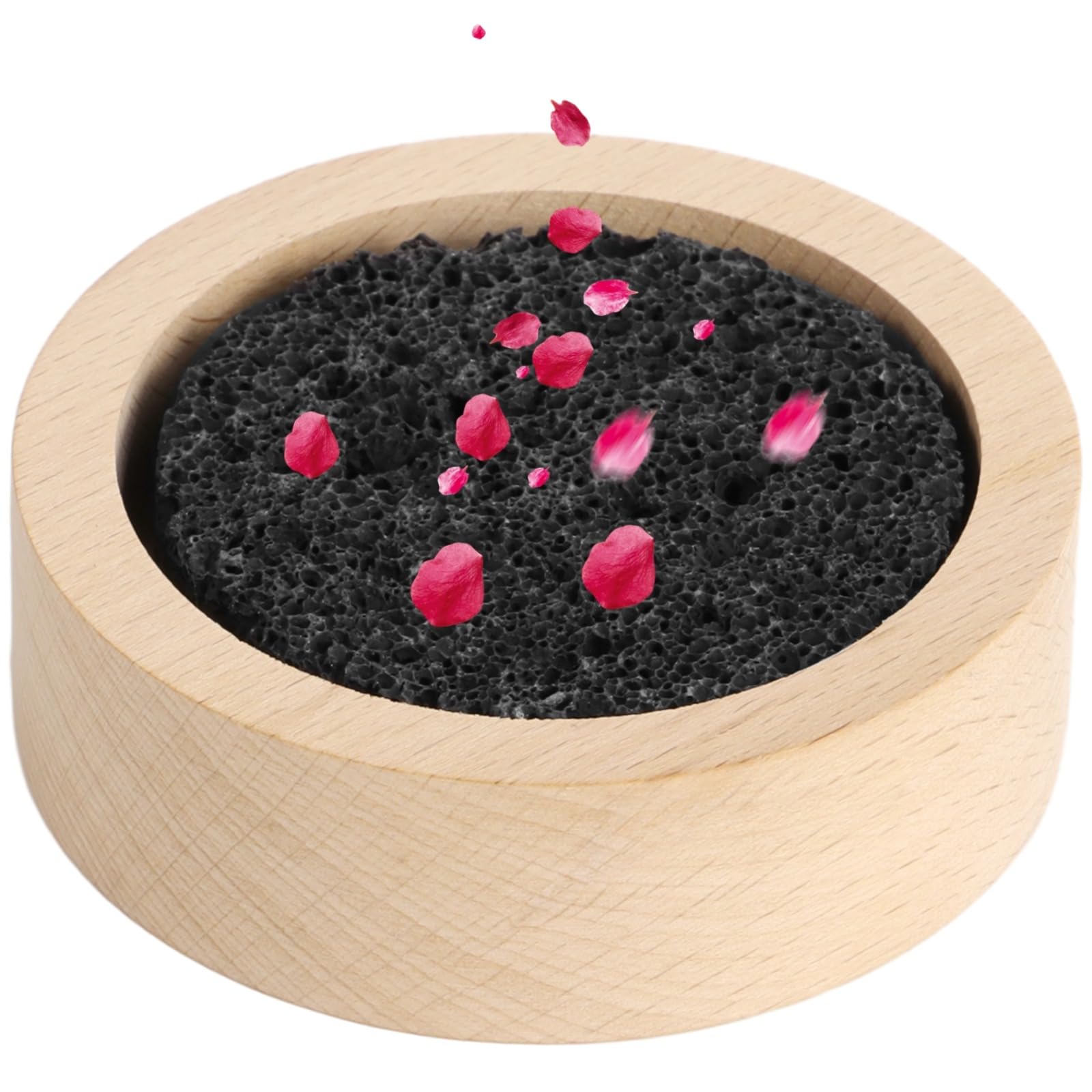 Amazon.com: Wood & Lava Rock Essential Oil Diffuser, Black Lava Rock ...