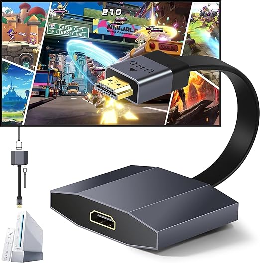 Amazon.com: HDMI Upscaler- 1080P/2K to 4K TV Gamer PRO, Auto Upgrade ...
