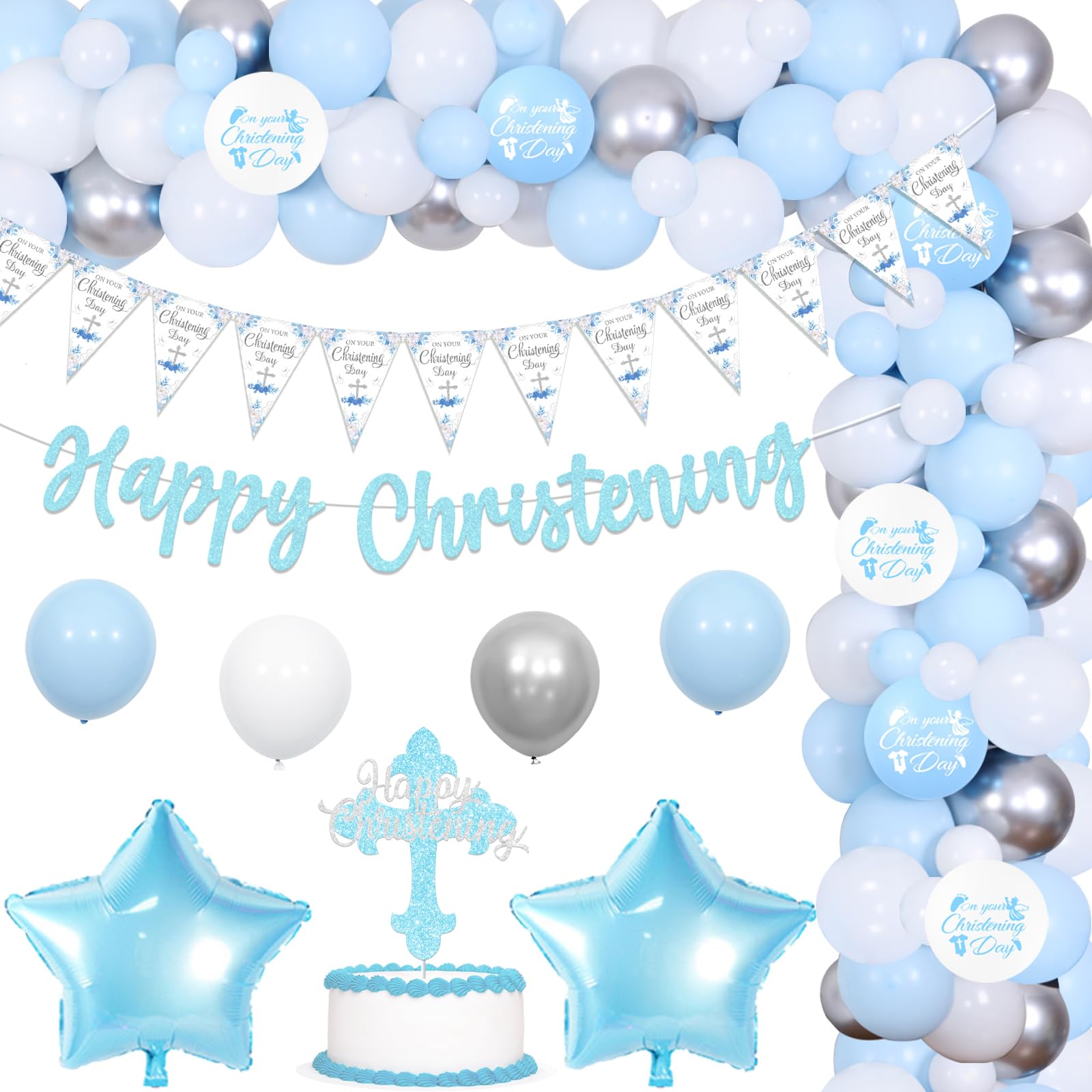 Baby Christening Banners