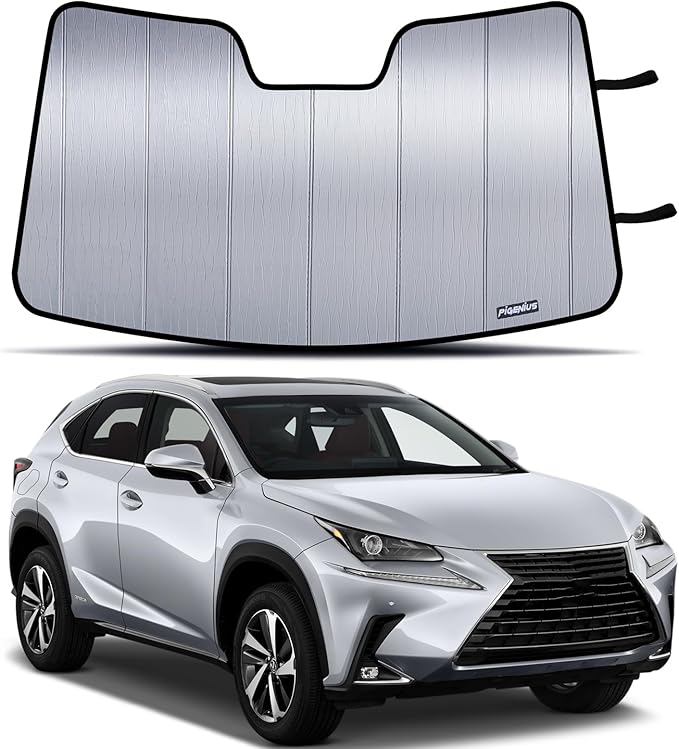 Amazon.com: Pigenius Custom Windshield Sunshade Compatible with 2015 ...