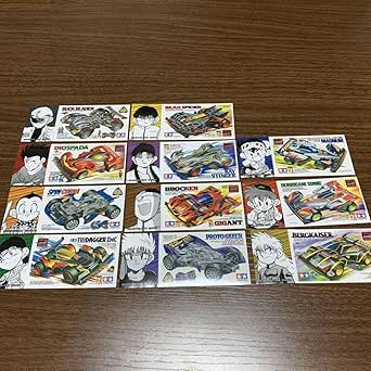 Amazon.co.jp: Mini 4WD Box Art Stickers, All Types Set, Let's & Go ...