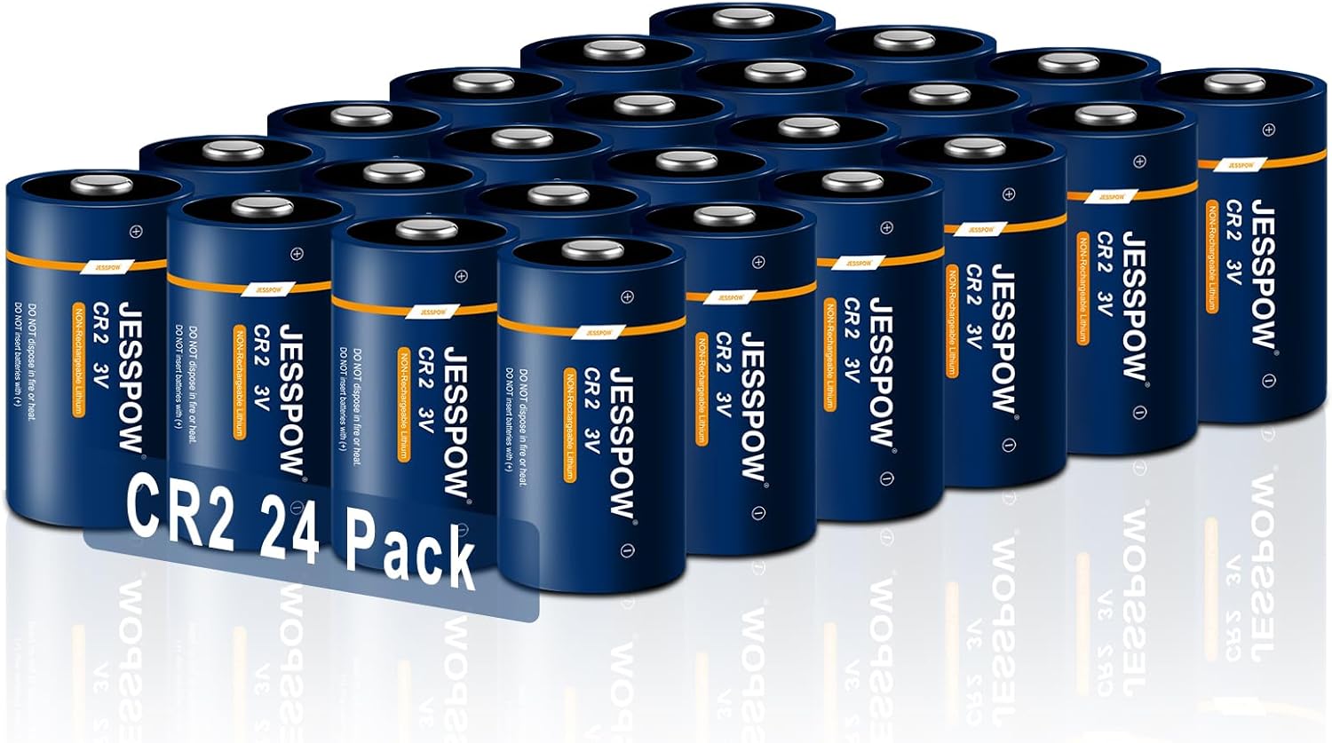 Amazon.com: JESSPOW CR2 Lithium Battery (24-Pack), CR2 3V Batteries ...