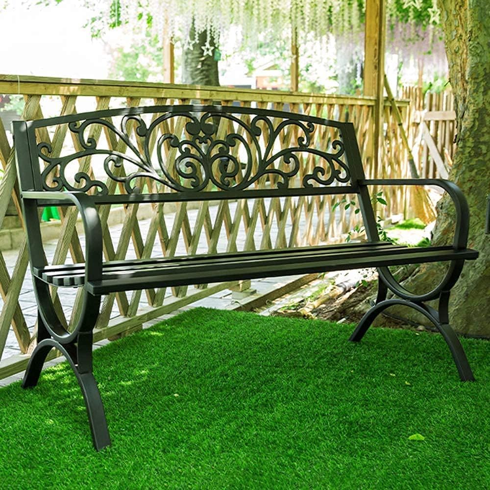 Amazon.com: RXMABAA Outdoor Garden Bench Patio Furniture Park Chair ...