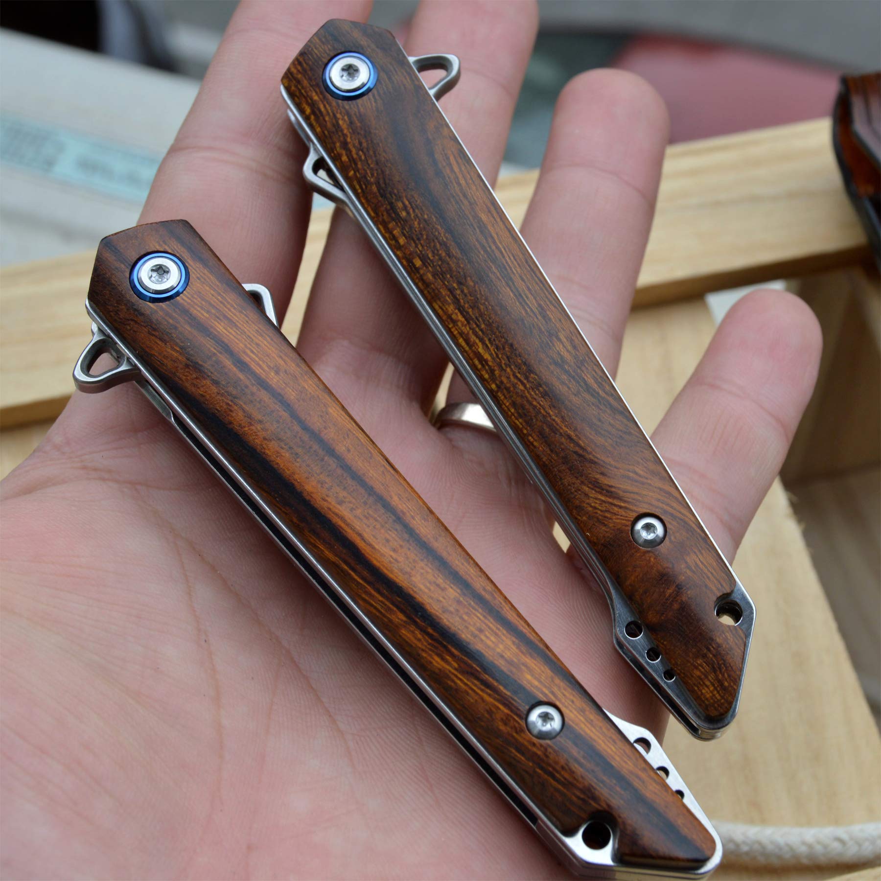 FORESAIL-Austria M390 Steel folding knife 4'' Pocket Knife mini Blade ...